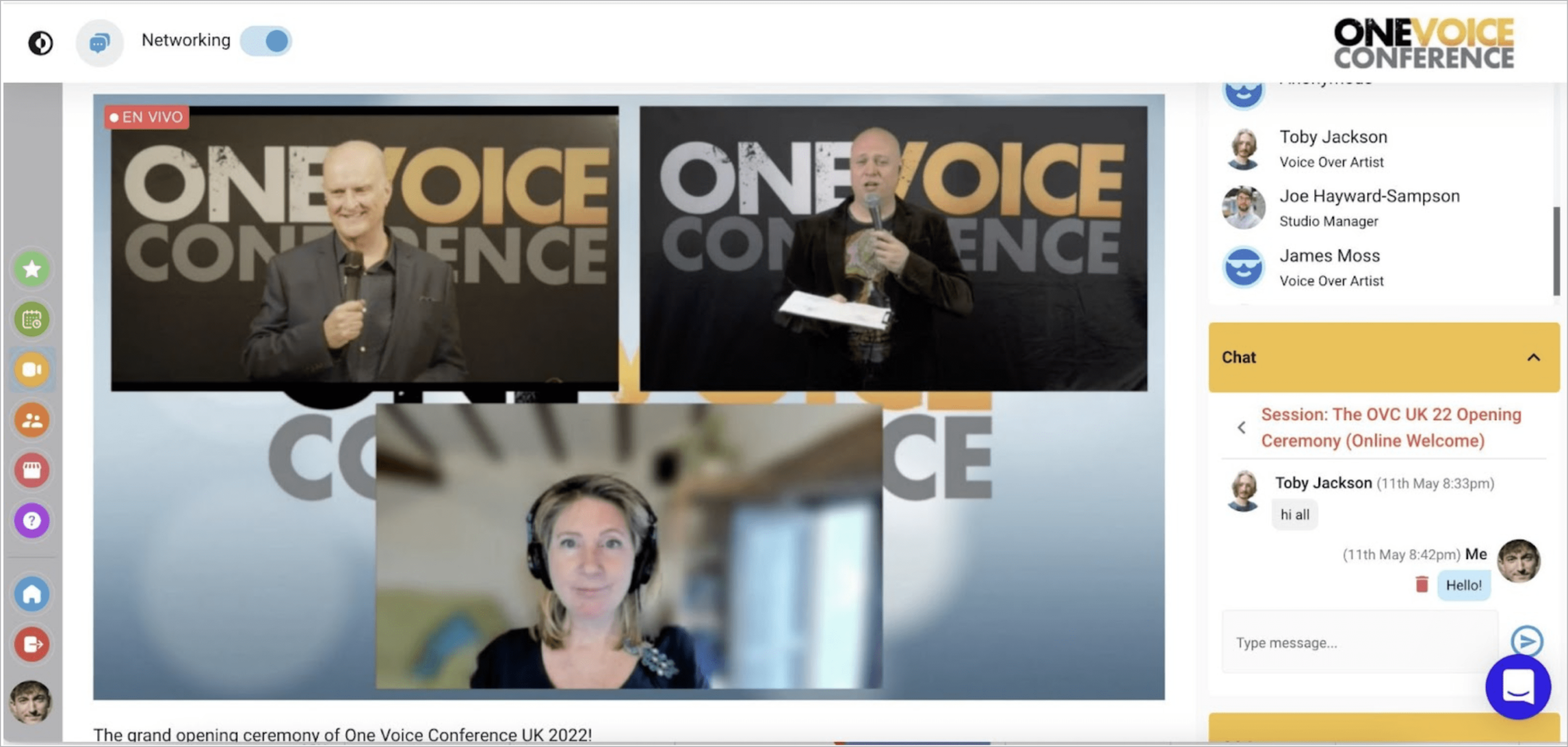 Best VO Service Provider of the Year at the One Voice Conference UK ...